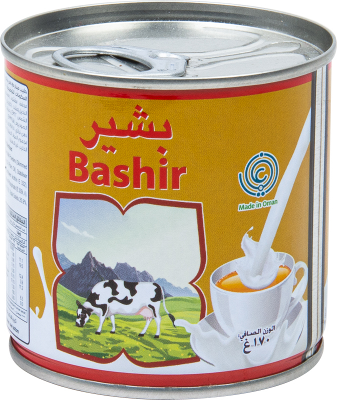 Bashir Evaporated Milk 170Gm | Atayeb Trading